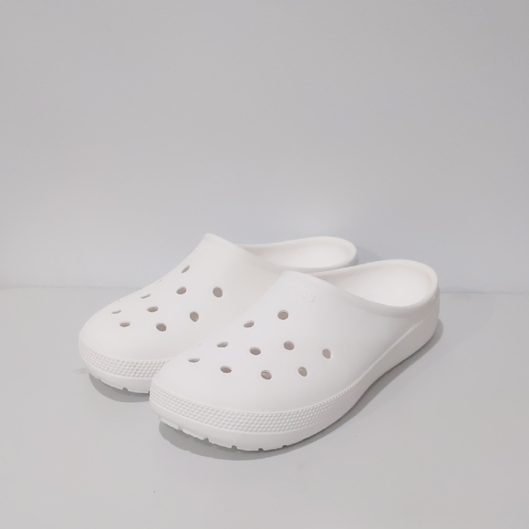 CROCS | Shoes | Crocs Classic White Low Profile Clogs | Poshmark